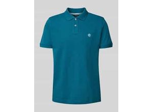 4069469463456 - Poloshirt mit Label-Stitching