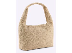 8684577211636 - Handtasche HEINE Damen Gr B H T 33cm x 23cm x 11cm beige (champagner) Kunstfaser Kunststoff Polyester unifarben Taschen
