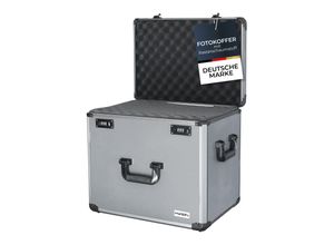 4010537144920 - 14422-02 Alu Fotokoffer mit Rasterschaumstoff Universalkoffer Transportkoffer 46 x 41 x 33 cm - HMF