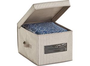 4003368500515 - Aufbewahrungsbox ZELLER PRESENT Stripes Aufbewahrungsboxen Gr Maße(B T H)(30 395 25)(B T H)(30 395 25) beige (natur) Aufbewahrungsbox Ordnungsboxen Aufbewahrungsboxen Vlies 4003368500515 - Aufbewahrungsbox ZELLER PRESENT Stripes Aufbewahrungsboxen Gr Maße(B T H)(30 395 25)(B T H)(30 395 25) beige (natur) Aufbewahrungsbox Ordnungsboxen Aufbewahrungsboxen Vlies