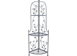 4046884056036 - Eckregal HOME AFFAIRE Regale Gr B H T 31 cm x 120 cm x 31 cm grau Eckregale Regale