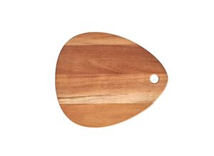 4003368255187 - Schneidebrett aus echtem Akazienholz Tropfenform geölt Natürliches Holzbrett zum Schneiden und Servieren Maße (L x B x H) ca 30 x 26 x 2 cm 4003368255187 - Schneidebrett aus echtem Akazienholz Tropfenform geölt Natürliches Holzbrett zum Schneiden und Servieren Maße (L x B x H) ca 30 x 26 x 2 cm