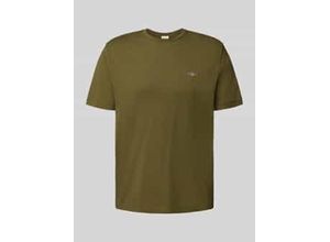 7325708280275 - Regular Fit T-Shirt mit Label-Stitching