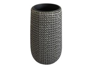 4036812128133 - Kynast Rattan Pflanzvase Ø 45 x 85 cm Polyrattan Geflecht silbergrau wetterfest