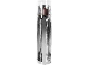 4042911463266 - Windlicht FINK MANIAC silber (silberfarben) Kerzenhalter H 875cm Edelstahl Glas Kerzenhalter Säule aus Edelstahl mit Glaszylinder H875cm 4042911463266 - Windlicht FINK MANIAC silber (silberfarben) Kerzenhalter H 875cm Edelstahl Glas Kerzenhalter Säule aus Edelstahl mit Glaszylinder H875cm