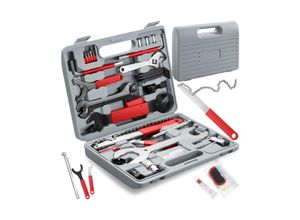 4061173043788 - tectake® Fahrradwerkzeug 50-teilig umfangreiches Set für alle gängigen Modelle inklusive Tragekoffer