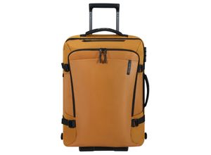 5400520314529 - Reisetasche SAMSONITE ARMOX 55 cm Gr B H T 40cm x 55cm x 25cm gelb (ochre) Polyester Taschen Duffle mit Rollen TSA-Schloss Packgurte Trolley-Gestänge