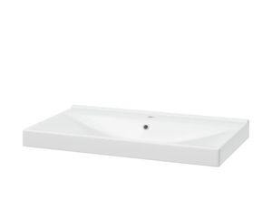 5906365499716 - Bad-Keramik-Waschbecken Faro - weiß - 80 cm - 7 cm - cm 460 - Sconto