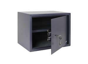 4010537493110 - HMF 49203-11 Safe Tresor mit Schlüssel Möbeltresor 38 x 30 x 30 cm Anthrazit