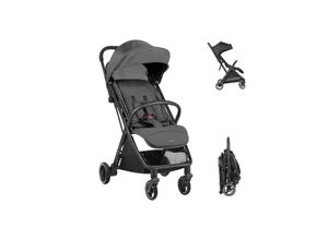 3801001031362 - Kikkaboo Kinderwagen Buggy Lauren verstellbar faltbar Aluminiumrahmen bis 22 kg dunkelgrau