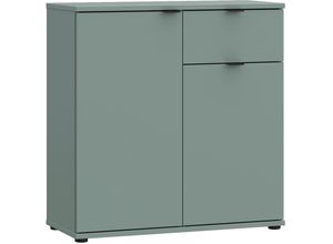5904767038953 - Kommode Ganymede grün (salbei) B801cm H823cm T341cm Spanplatte Sideboards Kommode Stauraum Schublade  Metallgriffe 4 Dekore Breite 801cm