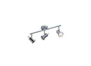 4059157341043 - Etc-shop - Deckenleuchte 3 Flammig led Deckenlampe Lichtschiene Deckenstrahler mit beweglichen Spots Strahler schwenkbar 3x led 5W 400lm warmweiß
