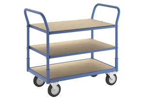 4061753294371 - Tischwagen Flex Tragfähigkeit 300 kg 3 Etagen eurokraft basic