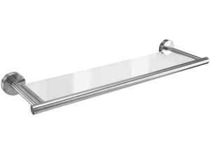 4004478326248 - Duschablage KLEINE WOLKE Allegra transparent (clear) B536cm H52cm T162cm Edelstahl Glas Regale Glas Edelstahl 4004478326248 - Duschablage KLEINE WOLKE Allegra transparent (clear) B536cm H52cm T162cm Edelstahl Glas Regale Glas Edelstahl
