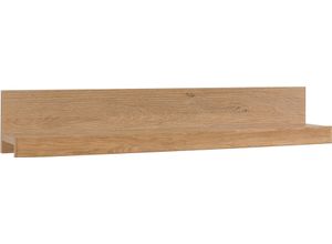 4068222663270 - Wandregal HOME AFFAIRE Silkeborg braun (eiche teilmassiv) B90cm H16cm T17cm Holz teilmassiv Regale Breite 90 cm