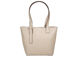 4250060371992 - Shopper BUGATTI ZITA Damen Gr B H T 32cm x 25cm x 14cm onesize beige Kunstfaser leicht glänzend unifarben Taschen