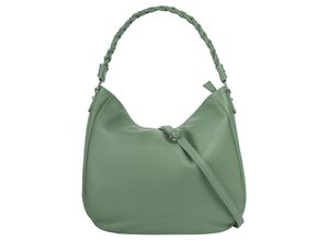 4260543062590 - Henkeltasche SAMANTHA LOOK Damen Gr B H T 34cm x 31cm x 10cm onesize grün (mint) Leder leicht glänzend unifarben Taschen echt Leder Made in Italy