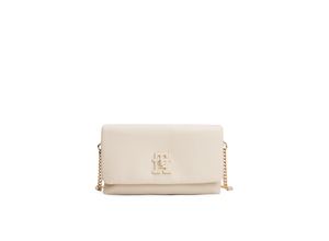 8721185086949 - Umhängetasche TOMMY HILFIGER TH MODERN MINI CROSSOVER Damen Gr B H T 21cm x 11cm x 8cm beige Lederimitat unifarben Taschen Damen Minibag Crossbag Clutch mit edlem TH-Logoemblem