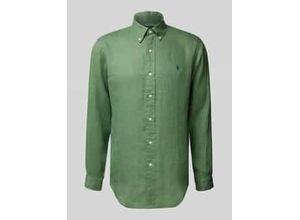 3616854629921 - Regular Fit Leinenhemd mit Button-Down-Kragen