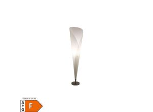 4260462318976 - Etc-shop - led Stehlampe Standleuchte im Trichter Design Wohnzimmerlampe Stehleuchte aus Nickel Schlafzimmer Wohnzimmer Höhe 1435 cm