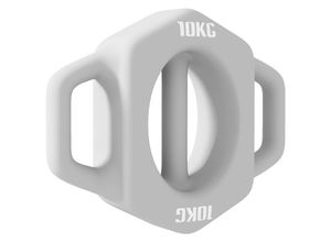 4255633539939 - SPORTNOW Hantel mit 3 Griffmöglichkeiten grau 25L x 20B x 6H cm kettlebell kugelhantel schwunghantel gewichtkugel