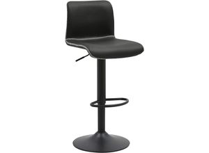 4255716358273 - Barhocker höhenverstellbar mit Lehne drehbarer Barstuhl Henchy mit Rückenlehne für Küchentresen