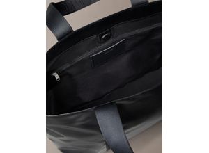 8719849866037 - Henkeltasche CALVIN KLEIN JEANS ULTRALIGHT WATER REPELLENT TOTE Damen Gr B H T 52cm x 33cm x 15cm schwarz Polyester glänzend unifarben Taschen Shopper große Umhängetasche Einkaufstasche Schultertasche