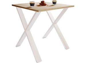 4051814408533 - Premium Holz Esstisch H 76 x B 80 x T 80 cm Küchentisch Speisetisch Tisch Xona X 4051814408533 - Premium Holz Esstisch H 76 x B 80 x T 80 cm Küchentisch Speisetisch Tisch Xona X