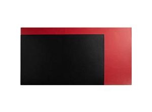 3130630291411 - Schreibunterlage BeeBlue PU-Kunstleder flexibel & rutschfest abwischbar B 400 x T 800 mm schwarz rot