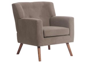 4255716356453 - Sessel Kioni mit Cordbezug Polstersessel mit Armlehnen Ohrensessel bis 150 kg Relaxsessel Fernsehsessel Wohnzimmer