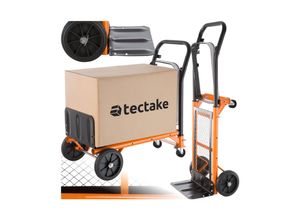4260182875155 - tectake® Sackkarre 2 in 1 höhenverstellbarer Handgriff Belastbarkeit 80 kg