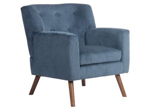 4255716355319 - Sessel Kioni mit Cordbezug Polstersessel mit Armlehnen Ohrensessel bis 150 kg Relaxsessel Fernsehsessel Wohnzimmer