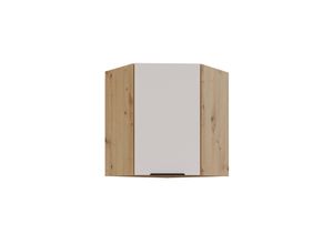 4255832102484 - Küchen Eckhängeschrank 60x60 cm Küche SOLANO Kaschmir beige Küchenzeile 4255832102484 - Küchen Eckhängeschrank 60x60 cm Küche SOLANO Kaschmir beige Küchenzeile