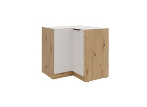 4255832102460 - Küchen Eckunterschrank 90x90 cm Küche SOLANO Kaschmir beige Küchenzeile 4255832102460 - Küchen Eckunterschrank 90x90 cm Küche SOLANO Kaschmir beige Küchenzeile