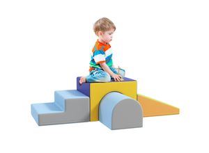 4255633584434 - Bausteinset 4er-Set Schaumstoff Bausteine für 1-3 Jahre alt Kinder