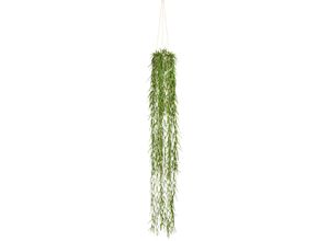 4064118842439 - Kunstranke CREATIV GREEN Tillandsia aeranthos im Hängetopf Kunstpflanzen Gr B H 12 cm x 120 cm 1 St grün Kunst-Ranken im Hängetopf aus Kunststoff