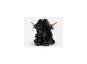 5037832325174 - Highland Kuh - Schwarz 30cm ohne Sound Kuscheltier Plüschtier Kinder plüsch kuscheln