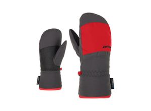 4067988048963 - Fäustlinge ZIENER LEJANOS AS(R) MITTEN Jungen Gr 4 grau (dunkelgrau) Kunstfaser Handschuhe