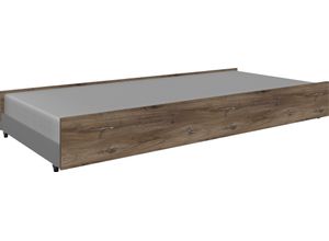 4065981002197 - Schubkasten WIMEX Joker weiß (flagstaff eiche weiß) B203cm H215cm T93cm Schubladen zusätzliche Schlafgelegenheit Gästebett inklusive Lattenrost