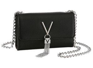 8052790167328 - Umhängetasche VALENTINO BAGS DIVINA Damen Gr B H T 17cm x 115cm x 4cm schwarz Lederimitat Taschen Handtasche Damen Tasche Damen Schultertasche Kettentasche