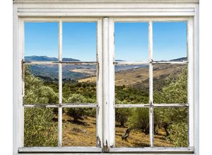 4049009602156 - Wandsticker QUEENCE Landschaft grün B40cm H60cm T01cm Wandtattoos Wandsticker Wandbild selbstklebend 3D Fenster 4049009602156 - Wandsticker QUEENCE Landschaft grün B40cm H60cm T01cm Wandtattoos Wandsticker Wandbild selbstklebend 3D Fenster