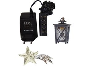 4251020790433 - Krippen-Zubehör ALFRED KOLBE Komet Laterne u Beleuchtungstrafo Dekofiguren Gr Ø goldfarben (schwarz goldfarben) Weihnachtskrippe Weihnachtskrippen Weihnachtsdörfer