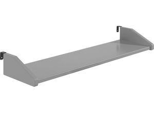 5420070234078 - Kinderregal VIPACK Pino mit 2 Metallhaken zum Anhängen am Bett grau B793cm H9cm T212cm Massivholz Regale eine praktische Ergänzung zum Bett 3 Farben