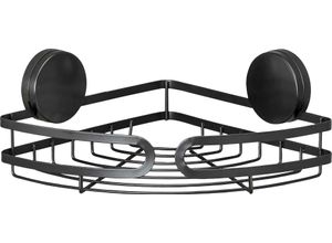 4008838322505 - Duschregal WENKO Static-Loc Plus Pavia schwarz (schwarz befestigungsgehäuse schwarz) B27cm H98cm T205cm Stahl ABS-Kunststoff Regale Badezimmer-Ablage Befestigen ohne bohren