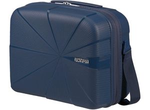 5400520201218 - Beautycase AMERICAN TOURISTER STARVIBE Beauty Case navy 29 cm Gr B H T 35cm x 29cm x 18cm blau (navy) Polypropylen Taschen Handgepäcktasche Reisegepäck mit Trolley-Aufsteck-System
