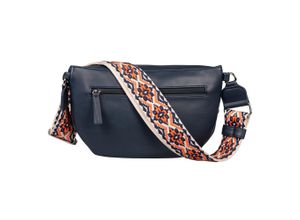 4255619914132 - Bauchtasche TOM TAILOR Palina Damen Gr B H T 30cm x 19cm x 105cm blau Polyurethan clean gepflegt unifarben Taschen aus weichem Lederimitat mit effektvollem Schulterriemen