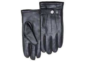 4260581923419 - Lederhandschuhe PEARLWOOD Porter Damen Gr 10 schwarz Leder unifarben Handschuhe Atmungsaktiv Wärmeregulierend Wind - und Wasserabweisend