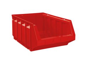 4061753295514 - Sichtlagerkasten aus Polyethylen LxBxH 705 x 440 x 297 mm rot VE 4 Stk kaiserkraft