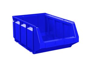 4061753295439 - Sichtlagerkasten aus Polyethylen LxBxH 603 x 373 x 247 mm blau VE 4 Stk kaiserkraft