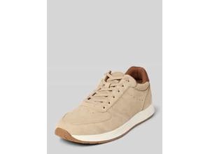 8721186843558 - Low Top Sneaker aus echtem Velours-Leder